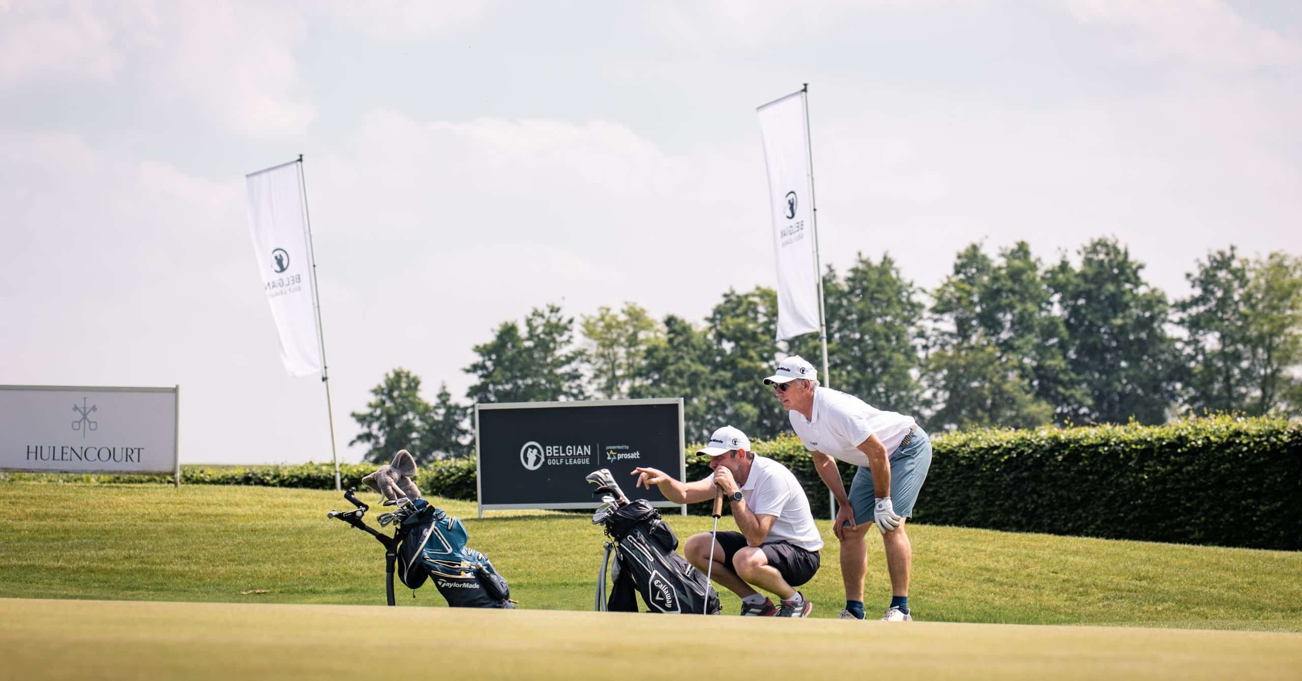 De tweede ronde van de Belgian Golf League Corporate vond plaats in Hulencourt onder een ...